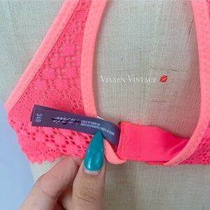 aerie | Intimates & Sleepwear | Aerie Unlined Triangle Mesh Lace ...